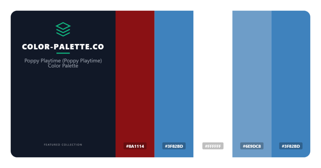 Poppy Playtime (Poppy Playtime) Color Palette - Color-Palette.co